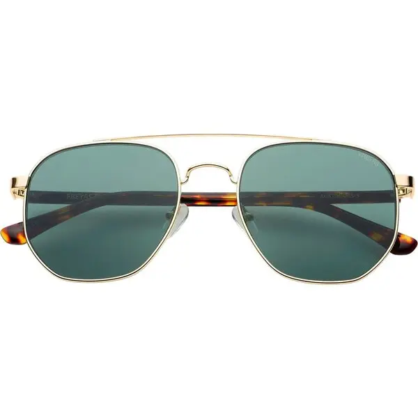 FREYRS EYEWEAR Austin Square Unixes Sunglasses - Gold/green