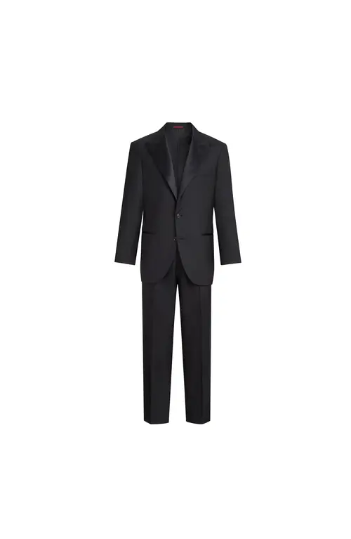 Brunello Cucinelli Tuxedo With Peak Lapel - Black