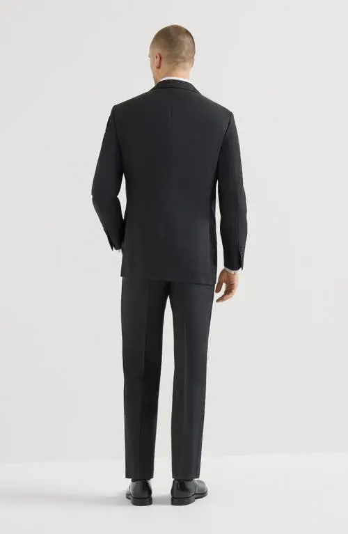 Brunello Cucinelli Tuxedo With Peak Lapel - Black