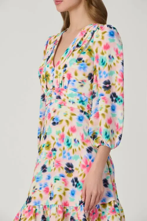 Shoshanna Floral Print Mini Dress