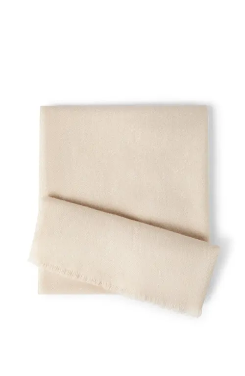 Brunello Cucinelli Cashmere Diagonal Scarf - Sand
