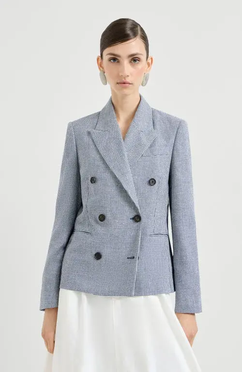 Brunello Cucinelli Houndstooth Blazer