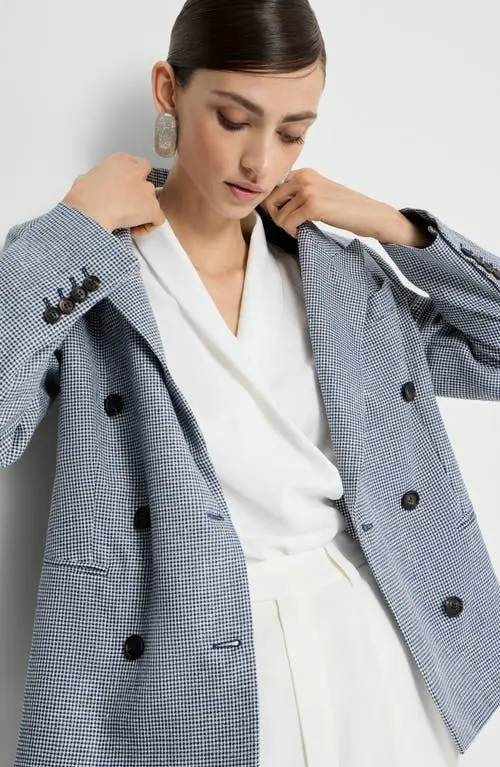 Brunello Cucinelli Houndstooth Blazer