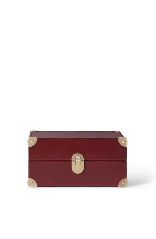 Brunello Cucinelli Calfskin Watch Case - Wine