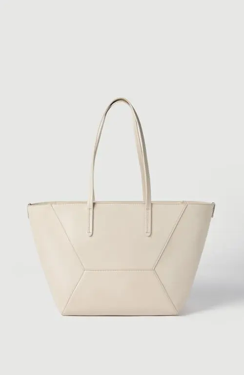 Brunello Cucinelli Calfskin Bc Duo Bag - Ivory