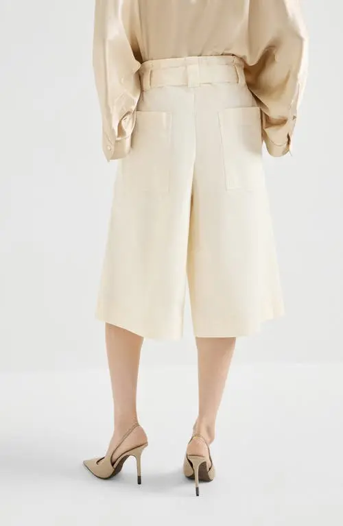 Brunello Cucinelli Paperbag Bermuda Shorts