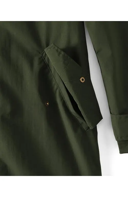 LANDS' END Squall A-line Rain Jacket - Darkest Olive