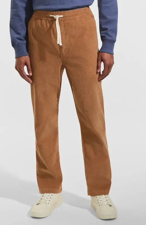 LANDS' END Classic Fit Coastal Corduroy Deck Pant - Butter Brown