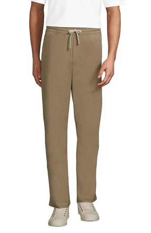 LANDS' END Classic Fit Corduroy Deck Pants - Desert Tan