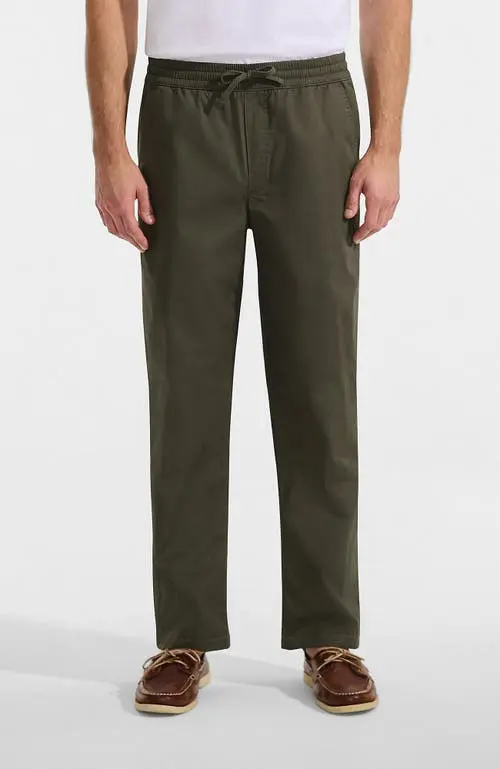LANDS' END Classic Fit Corduroy Deck Pants - Forest Moss