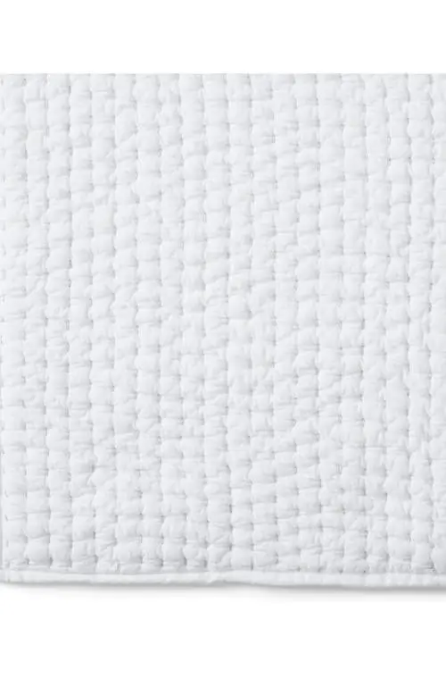 LANDS' END Seed Stitch Quilt - White