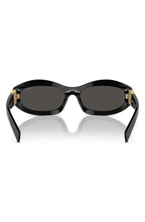 Miu Miu 61mm Oval Sunglasses