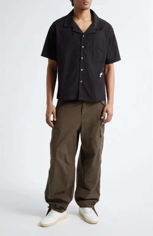 Rhude Cotton And Linen Cargo Pants