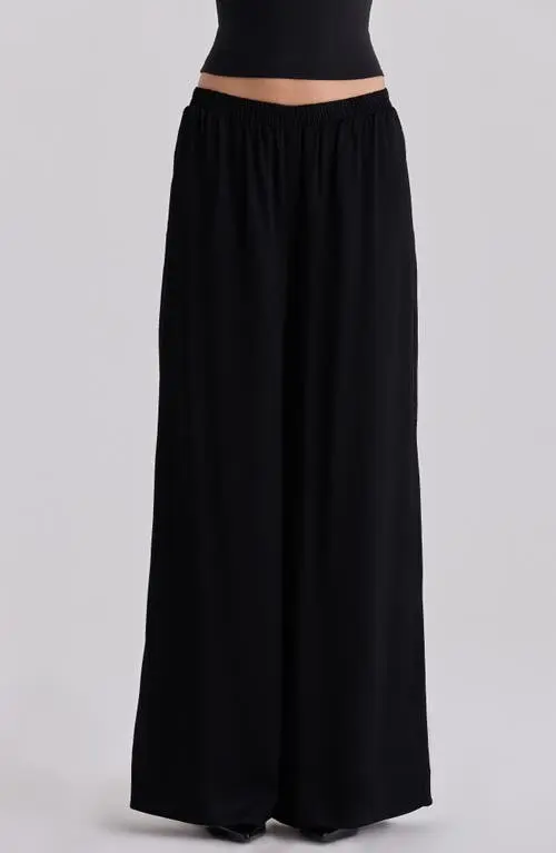 House Of Cb Alexa Wide Leg Pull-on Pants