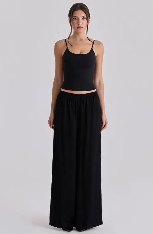 House Of Cb Alexa Wide Leg Pull-on Pants