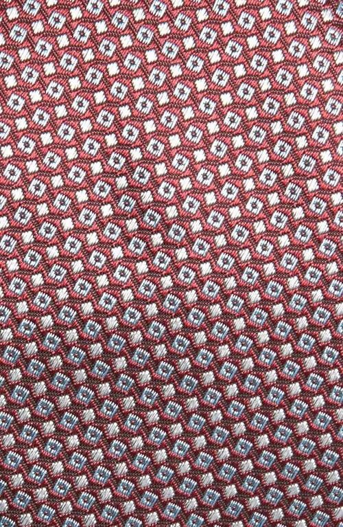 BOSS Geometric Silk Blend Jacquard Tie