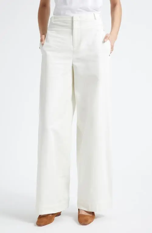 Vince Cotton Utility Wide Leg Pants