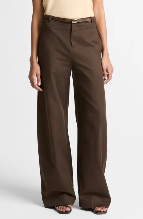 Vince Cotton Utility Wide Leg Pants - Willow