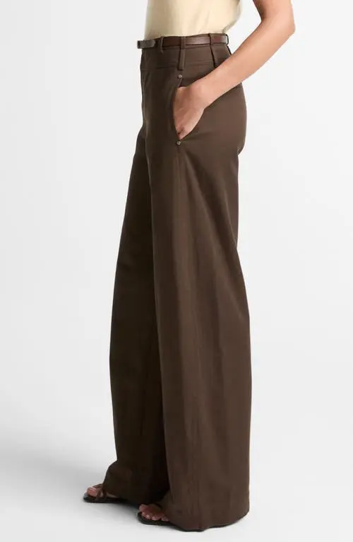 Vince Cotton Utility Wide Leg Pants