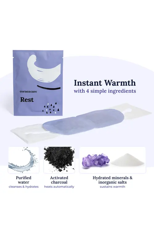 CORNEA CARE Rest Self Heating Warm Eye Compress