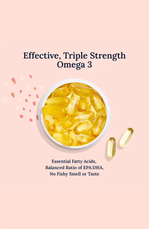 CORNEA CARE Triple Strength Omega 3 Softgels For Eye