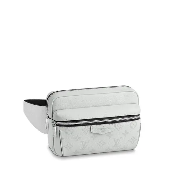 LOUIS VUITTON Outdoor Bumbag Monogram Antarctica Taiga - White
