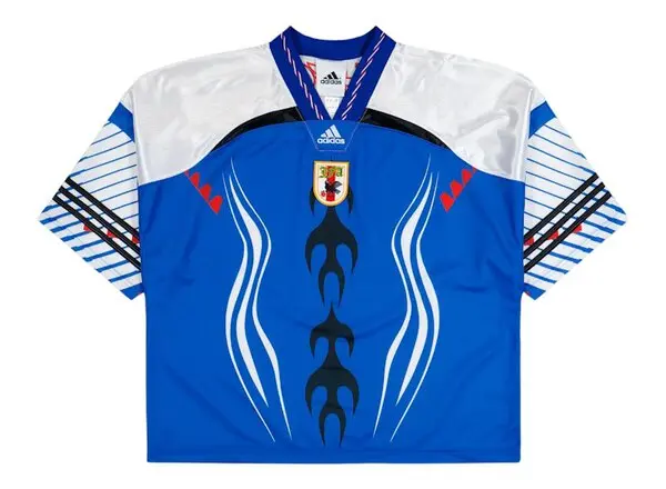 Adidas Bringbacks Remixed Japan Jersey - Power Blue/white