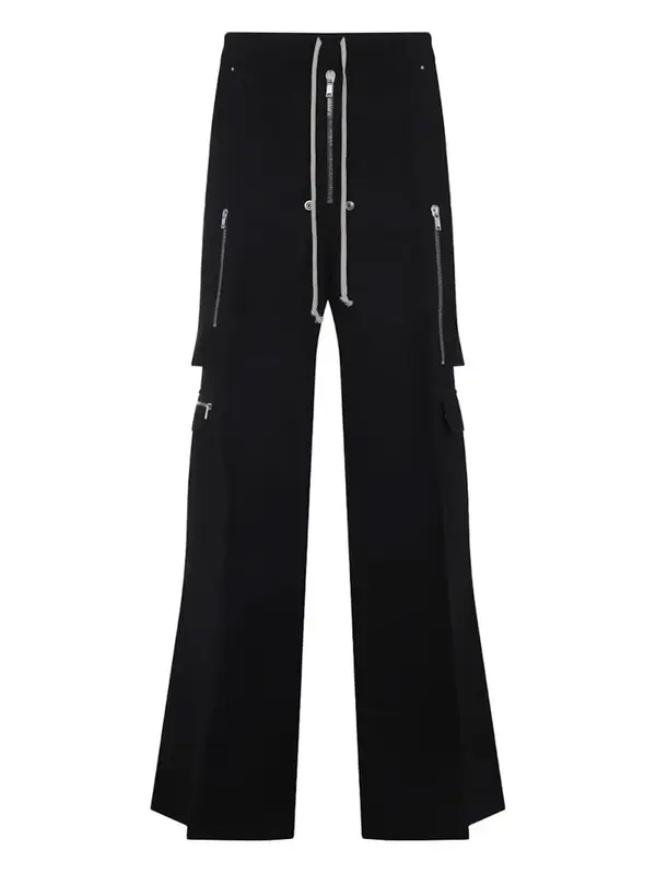Rick Owens Wool Cargobela Pants - Black