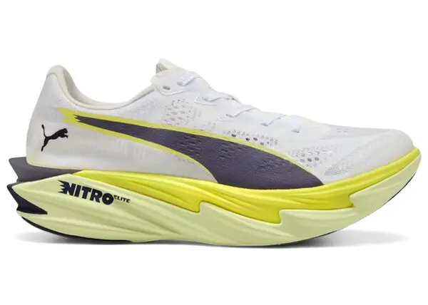 PUMA Deviate Nitro Elite 4 White Lime - Puma White/apple Spritz/lux Lime