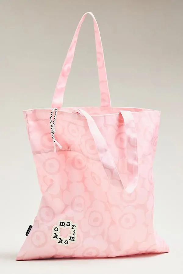 Marimekko Metka Mi Unikko Kioski Tote Bag - Light Pink