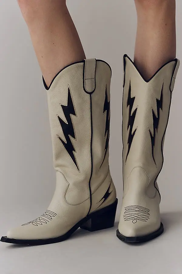 STIVALI NEW YORK Kiss Western Lightning Bolt Boots