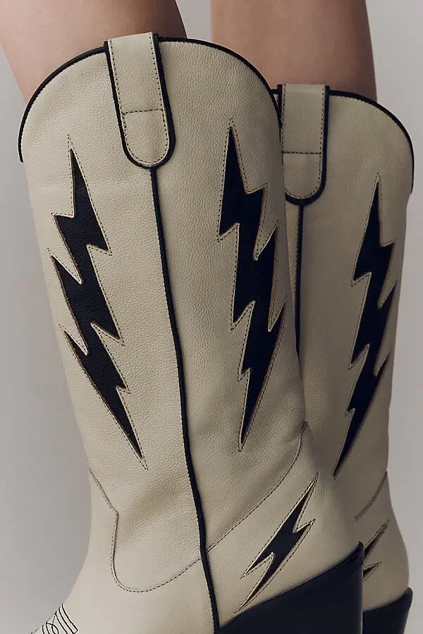 STIVALI NEW YORK Kiss Western Lightning Bolt Boots