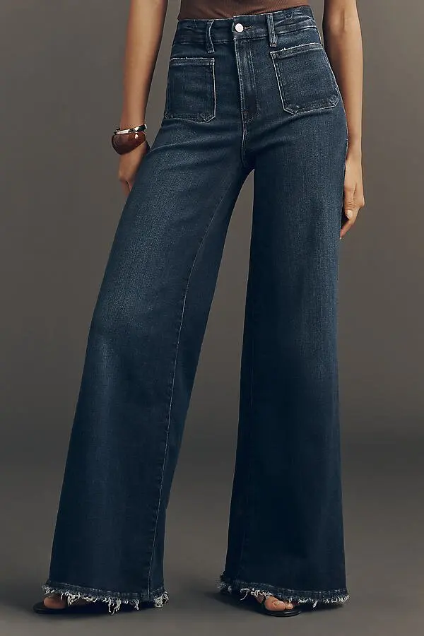 Good American High-rise Palazzo Jeans - Indigo511