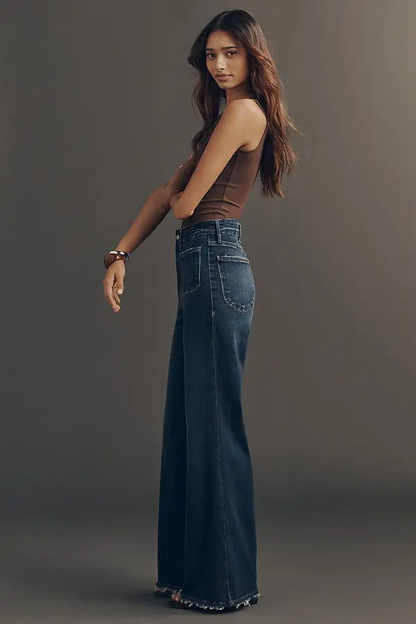 Good American High-rise Palazzo Jeans - Indigo511