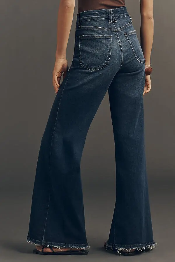 Good American High-rise Palazzo Jeans - Indigo511