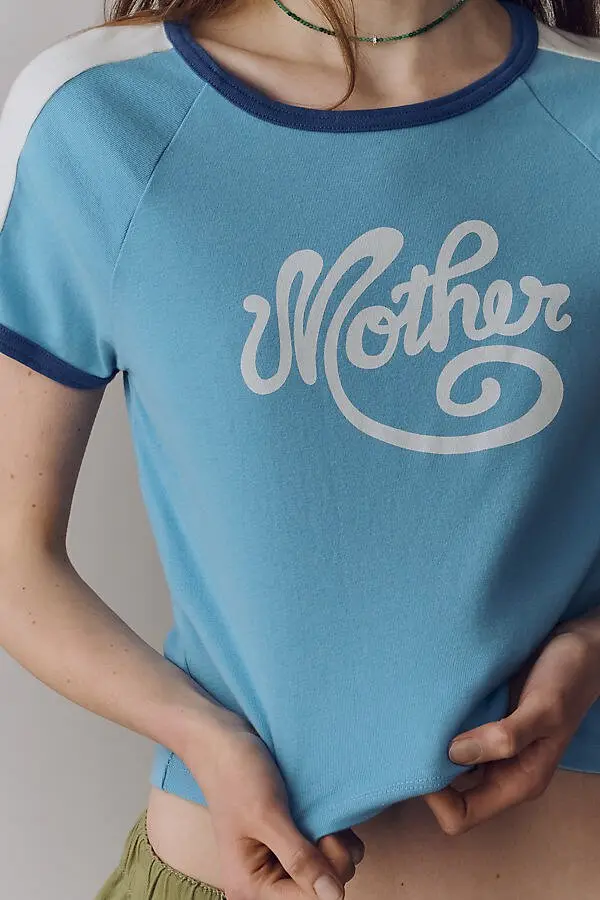 MOTHER The Itty Bitty Ringer T-shirt Top