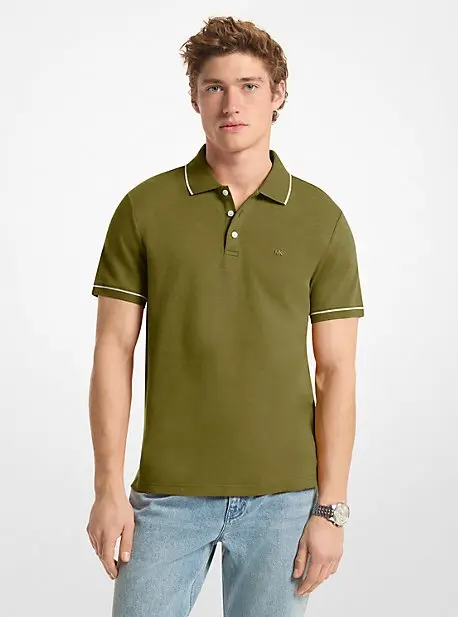 Michael Kors Cotton Polo Shirt - Green