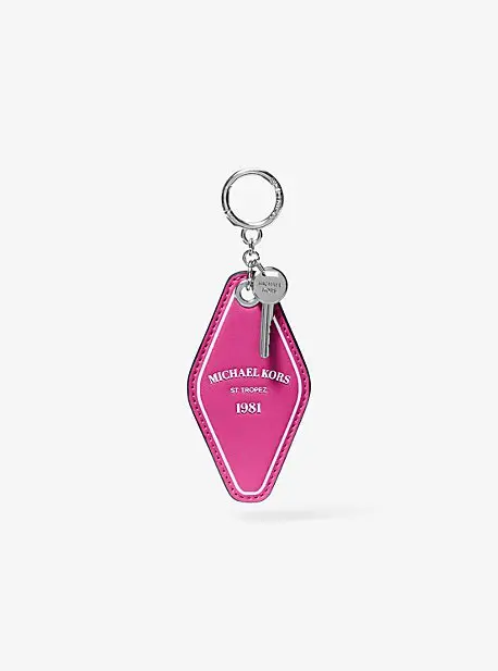 Michael Kors Hotel Key Bag Charm - Pink