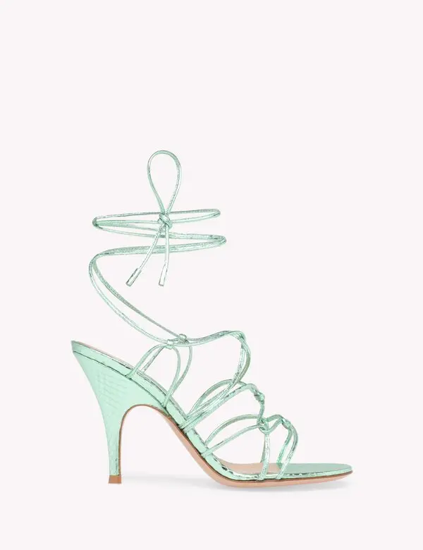 GIANVITO ROSSI Teti 95 - Green - Ayers Leather