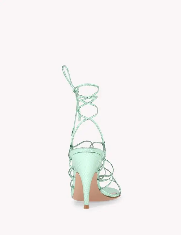 GIANVITO ROSSI Teti 95 - Green - Ayers Leather