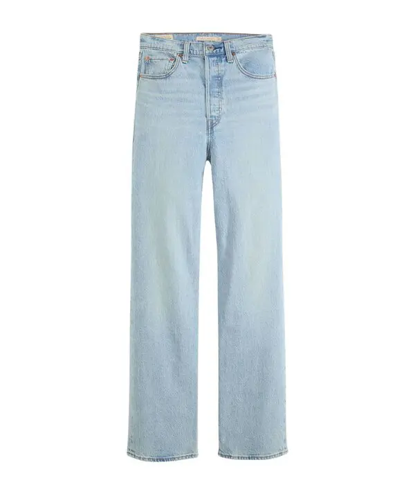 LEVI'S Ribcage Full Length Jeans - Light Wash