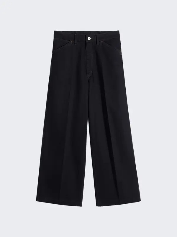 LEMAIRE Wide Pants - Black