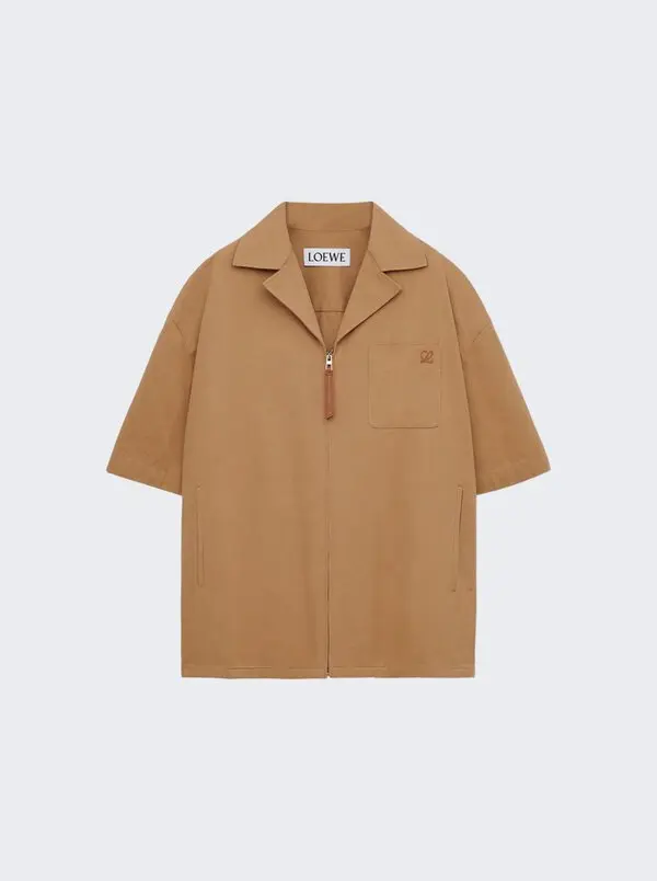 Loewe Short Sleeve Shirt Almond - Tan