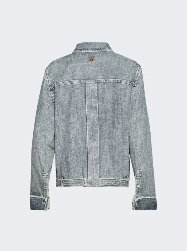 Loewe Draped Shirt Washed Denim