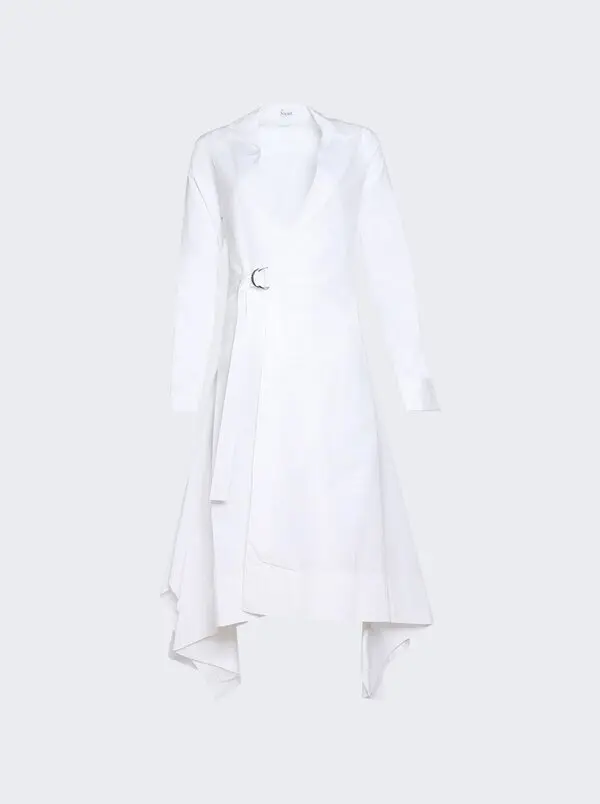 Loewe Draped Dress - White