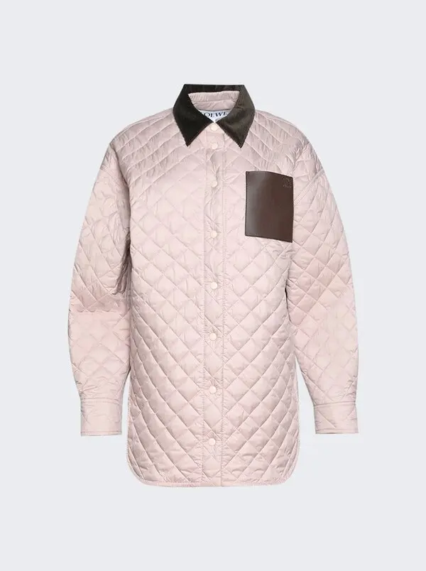 Loewe Quilted Overshirt Light - Pink