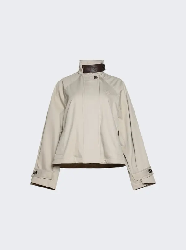Loewe Short Parka - Beige