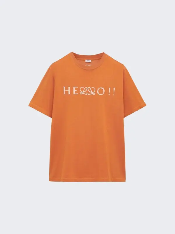 Loewe Regular Fit Tee - Orange