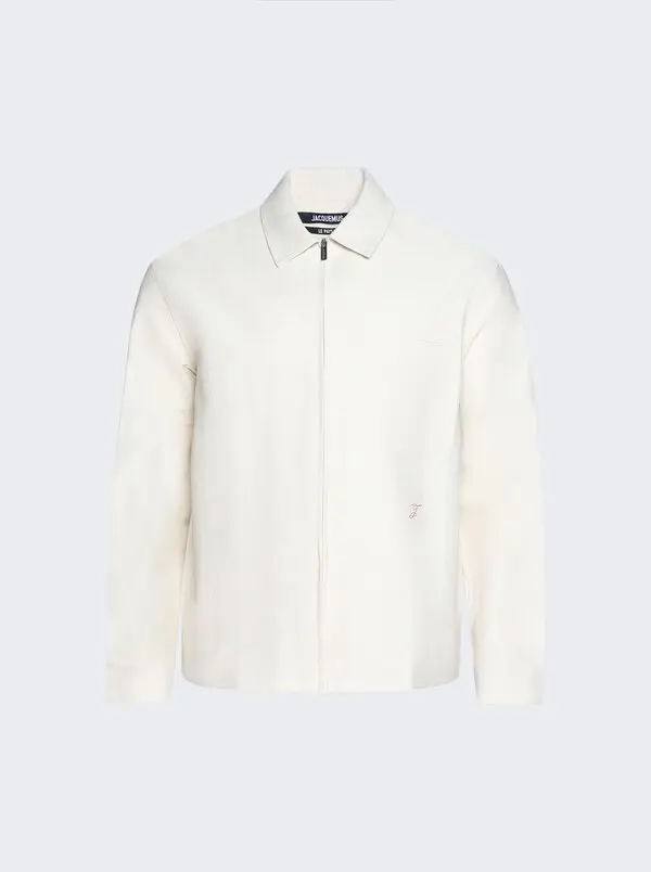 Jacquemus La Chemise Mecano Off-white - Ivory