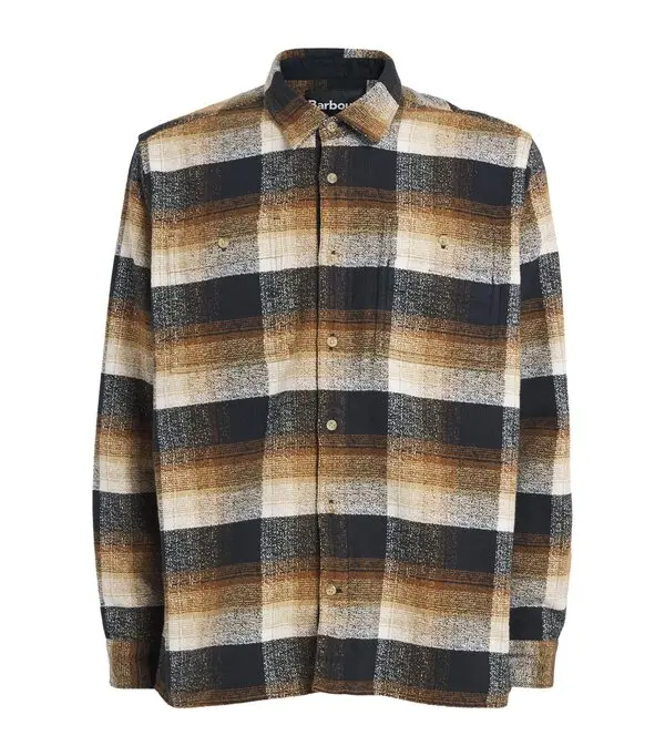 Barbour Cotton Check Woodfoot Relaxed Shirt - Black